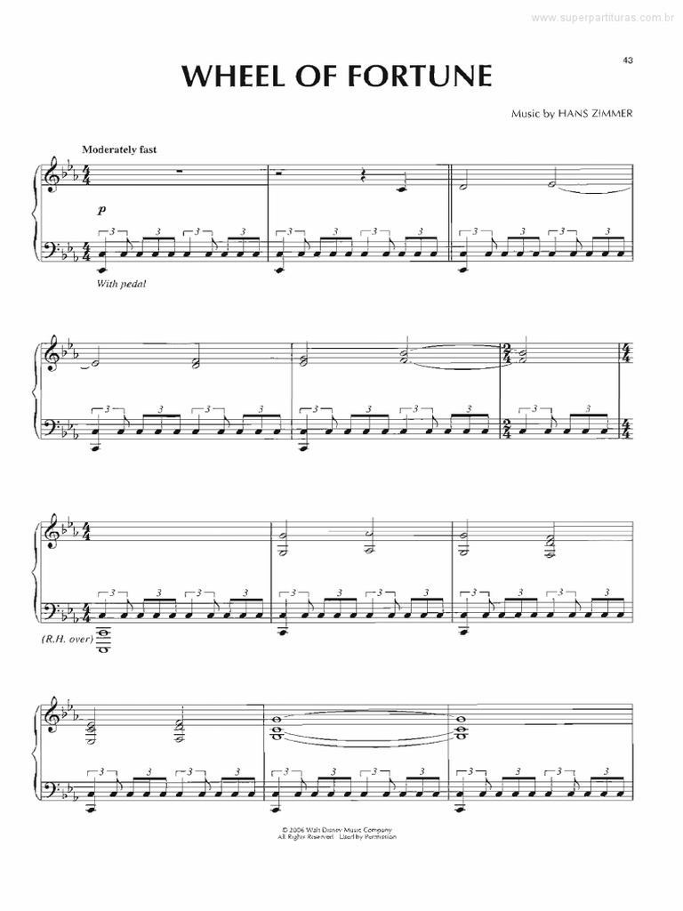 Wheel of Fortune - Pirates of The Caribean | PDF