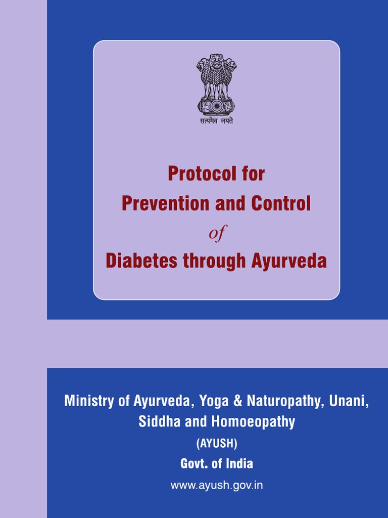 Protocol For Prevention and Control of Diabetes | PDF | Non ...