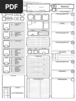 Artificer Character Sheet 5e | PDF