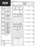 Exalted 3rd Edition Form Fillable Character Sheet v7 | PDF | Role ...