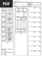 SW5E CharacterSheet (Fillable) | PDF | Role Playing Games