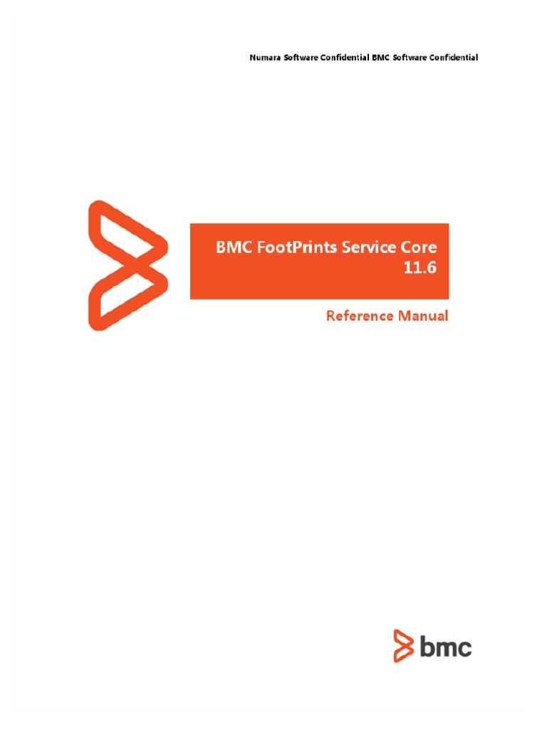 BMC Footprints Service Core Reference Guide 11.6: Legal Notices | PDF ...