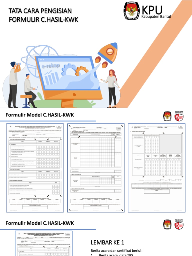 Panduan Pengisian Formulir C.HASIL-KWK | PDF