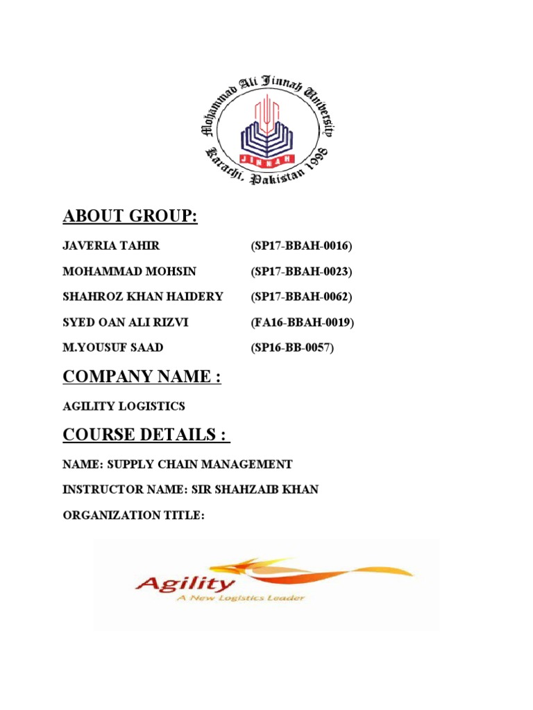 Agility Report | PDF | Cargo | Logistics