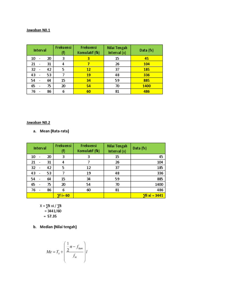 Analisis Statistik Data Frekuensi | PDF