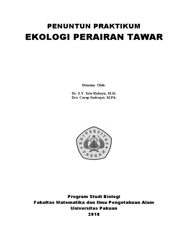 Modul Praktikum Ekologi Perairan | PDF
