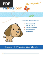Spotlight On First Phonics 1 Alphabet Flash Card | PDF | Linguistics ...