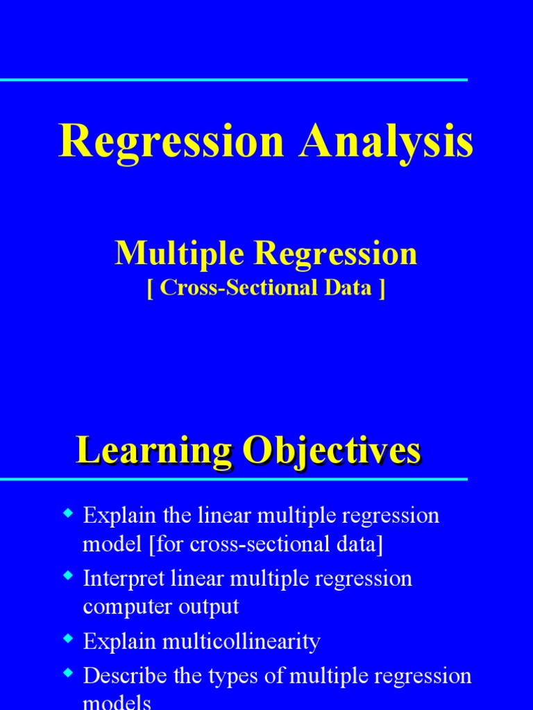 Multiple | PDF | Multicollinearity | Regression Analysis