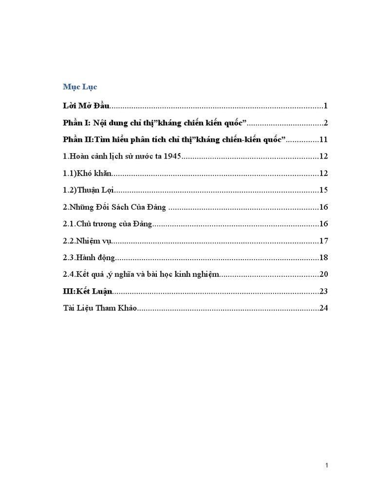 Noi Dung Chi Thi Khang Chien Kien Quoc | PDF