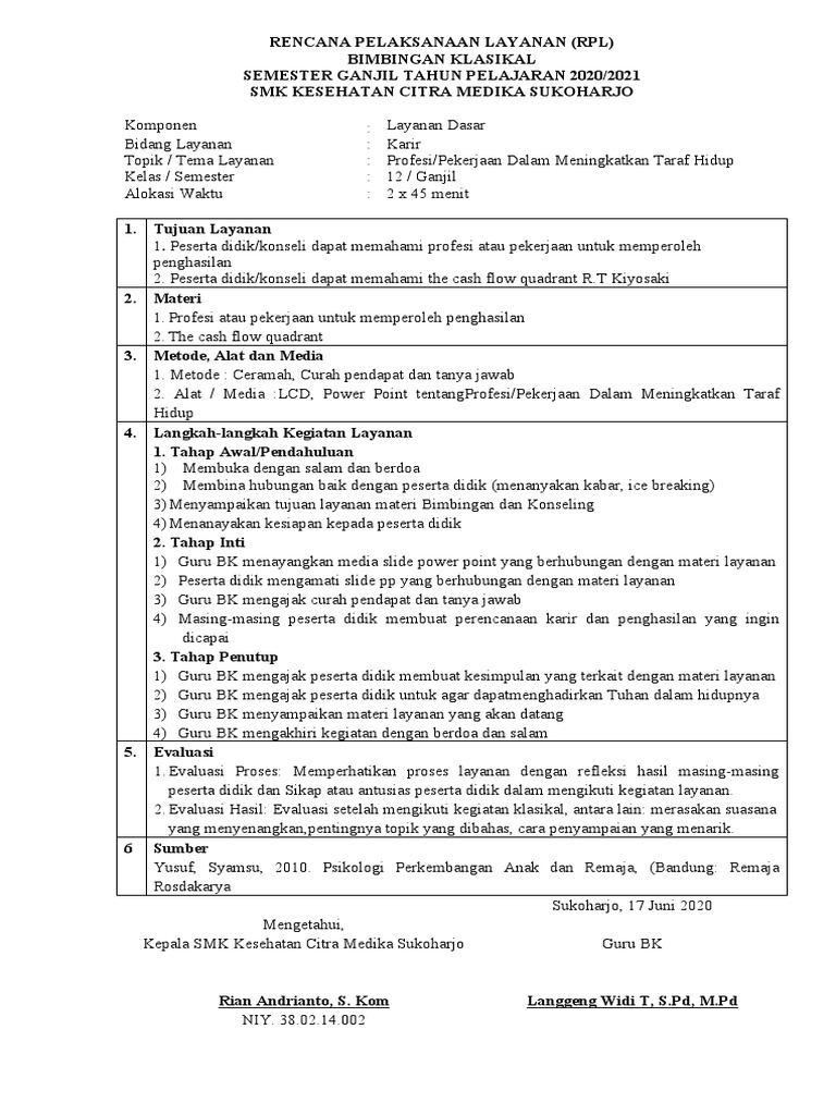 RPL Profesi - Pekerjaan Dalam Meningkatkan Taraf Hidup Genap | PDF