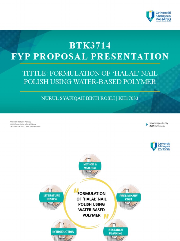Fyp Slide Progress - Syafiqah - 16.06.2020 | PDF | Polymers | Ester