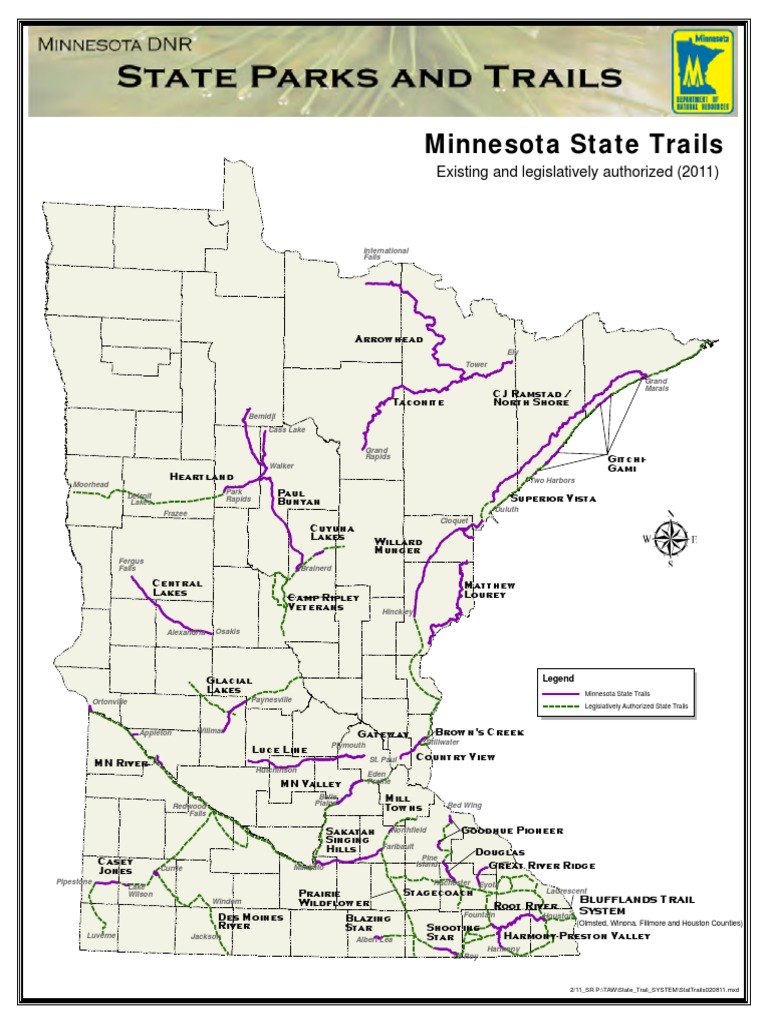 Minnesota State Trails Overview | PDF | Biogeography | Geography