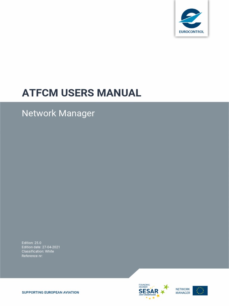 Eurocontrol Atfcm User Manual 25 29032021 | PDF | Air Traffic Control ...