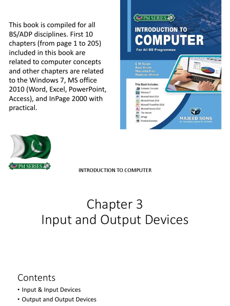 Comp03 - Input and Output Devices | PDF | Computer Monitor | Printer (Computing)