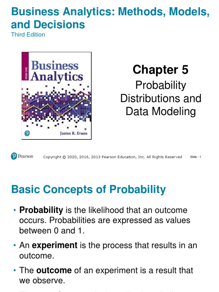 Chapter 5 - Probability Distributions and Data Modeling | PDF | Probability Distribution ...