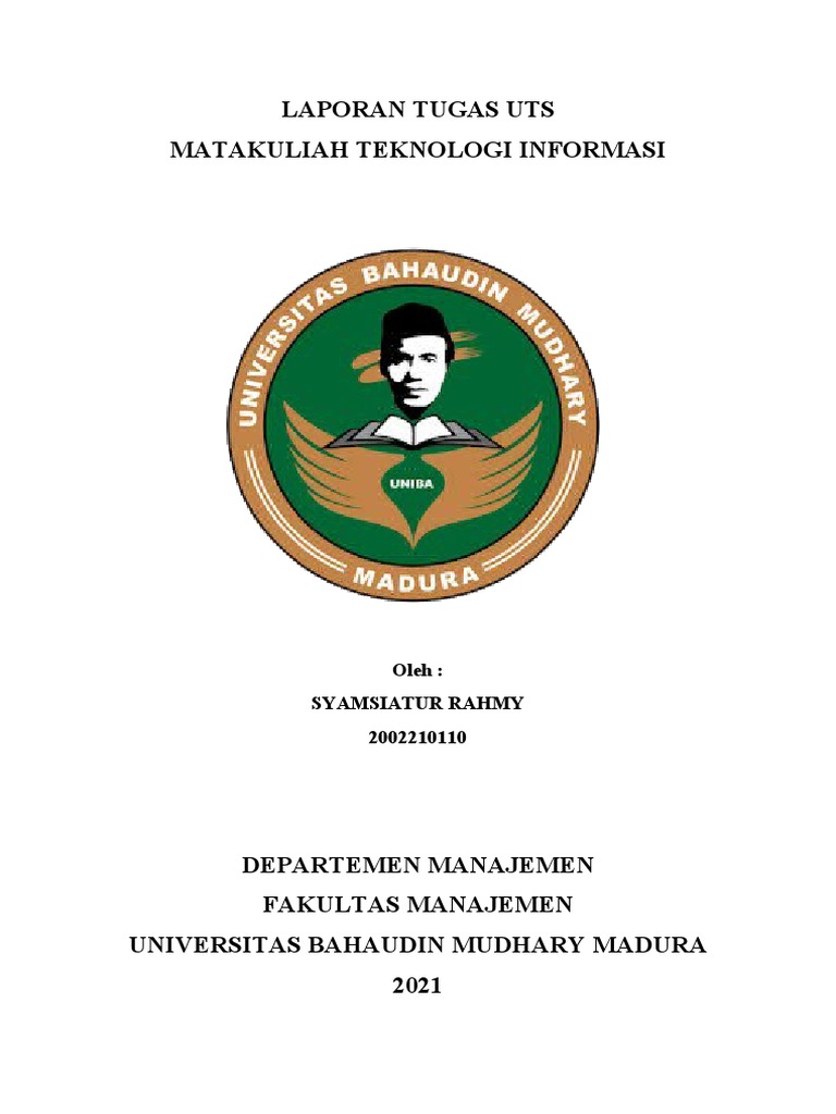 Laporan Tugas Uts | PDF