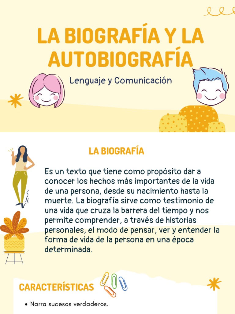 La Biografía y La Autobiografía | PDF