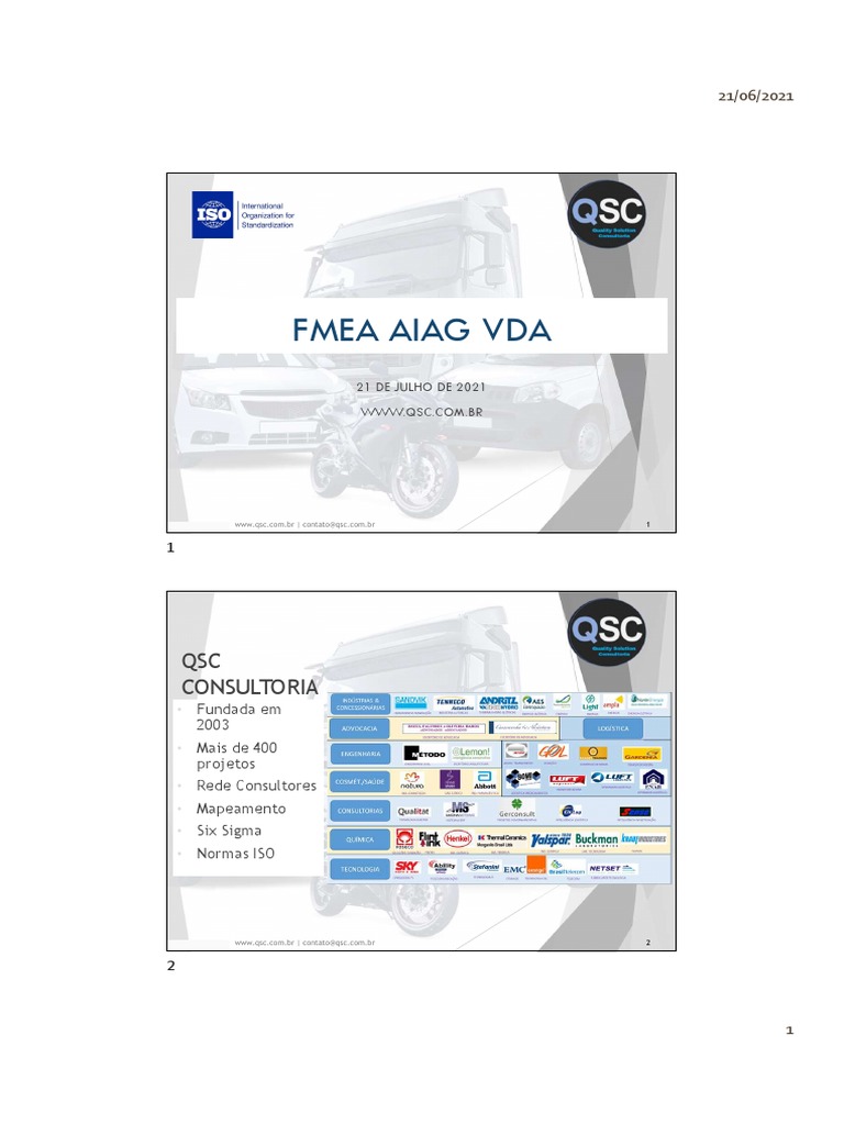 Fmea Aiag Vda QSC 2 Slides Rev0 | PDF | Rede de computadores | Função ...