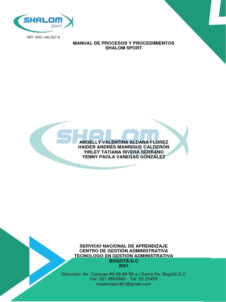 Manual de Procesos y Procedimientos | PDF | Empresas | Planificación