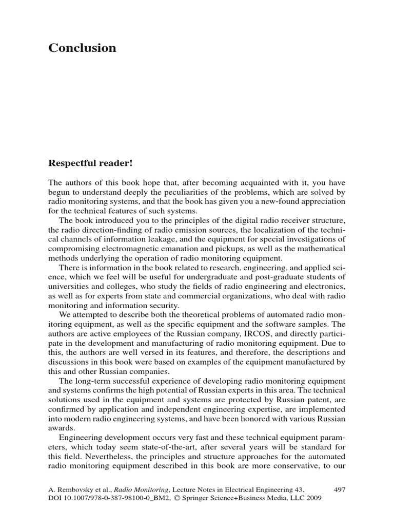 An Introduction to Radio Monitoring Systems: A Summary of Key Concepts ...