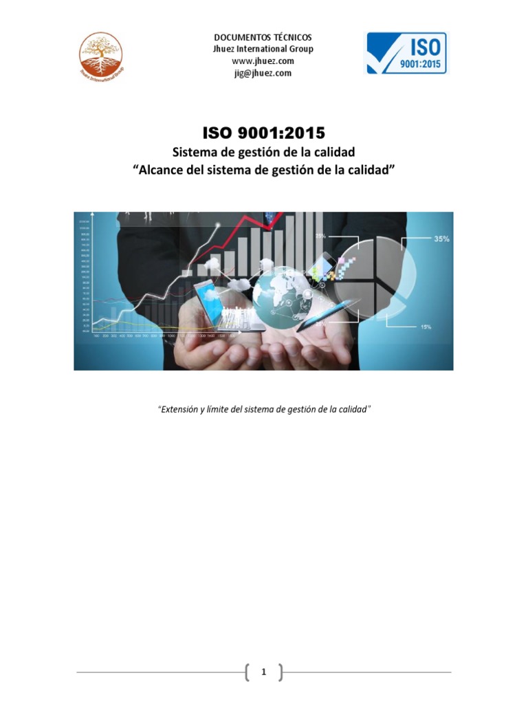 Alcance del SGC según ISO 9001:2015 | PDF | Sistema de manejo de ...