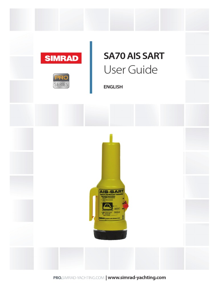 User Guide: Sa70 Ais Sart | PDF | Transport | Waterway And Maritime