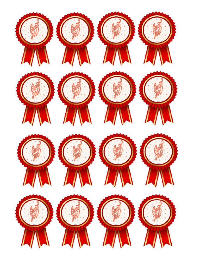 Great Job Ribbon | PDF