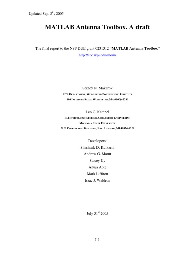Matlab Antenna Tool-Box | PDF | Tetrahedron | Antenna (Radio)
