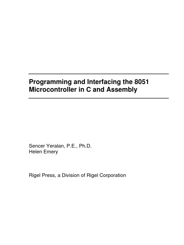 8051 Assembly Language Programming | PDF | Subroutine | C (Programming ...