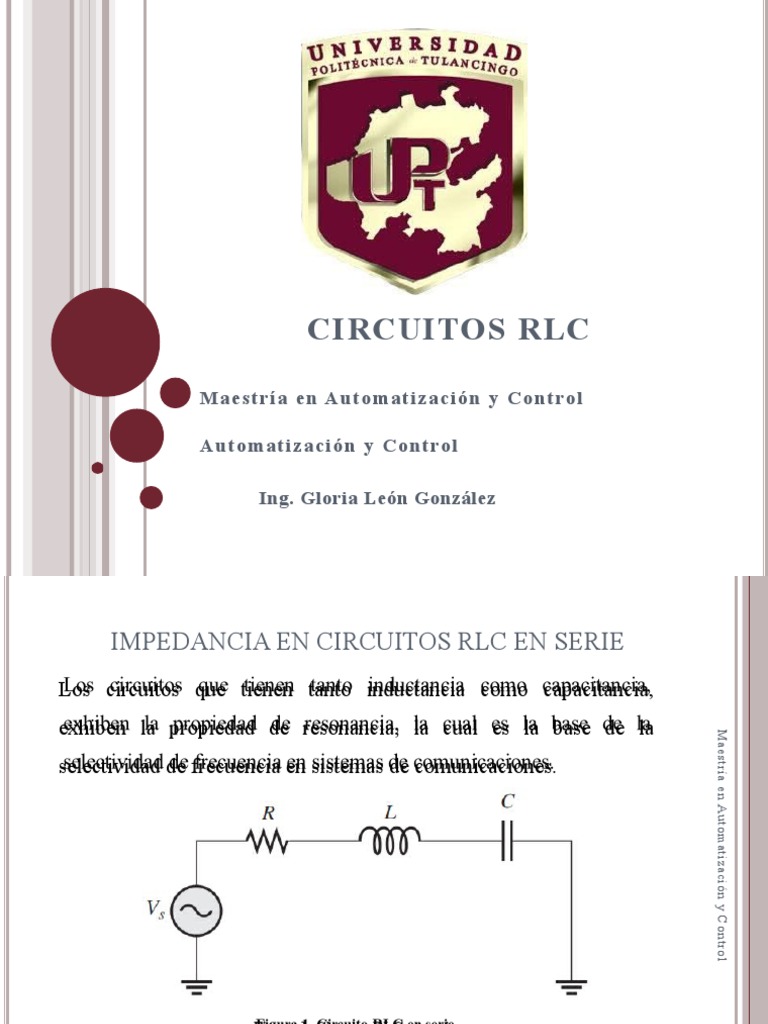 1° Parcial - Circuitos RLC | PDF | Impedancia eléctrica | Resonancia