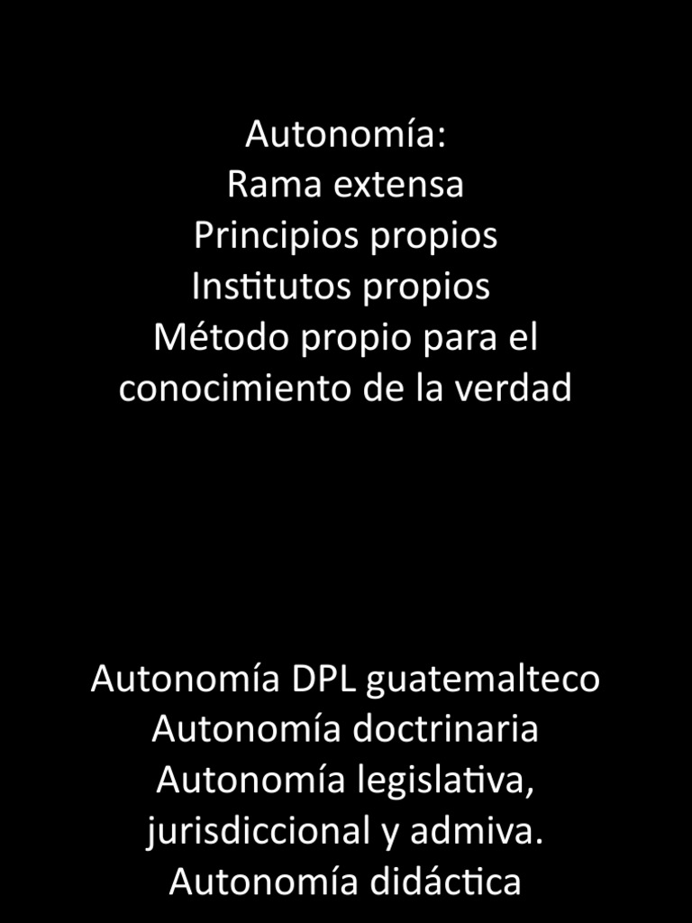 Autonomia | PDF | Derecho