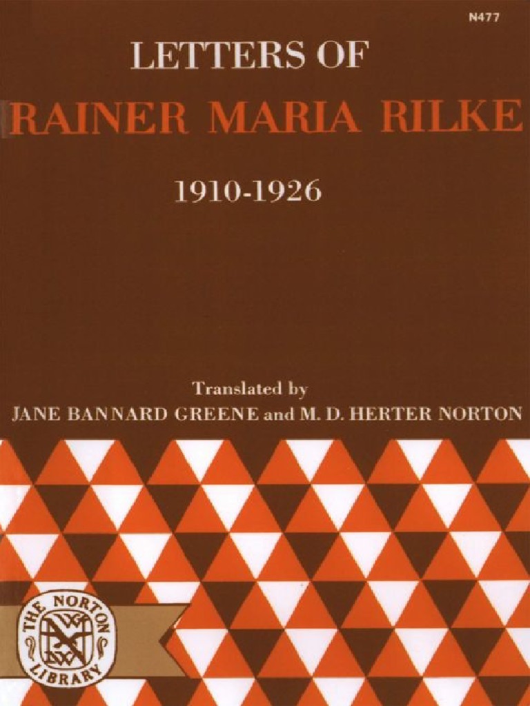 Letters of Rainer Maria Rilke, 1910-1926 (PDFDrive) | PDF | Rainer ...