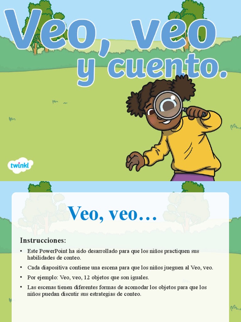 Sa M 273 Veo Veo y Cuento - Ver - 1 | PDF