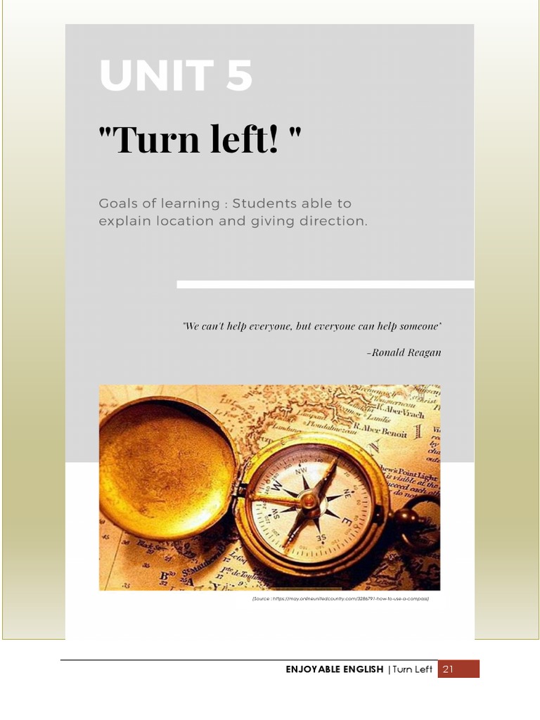 Enjoyable English - Turn Left | PDF | Department Store