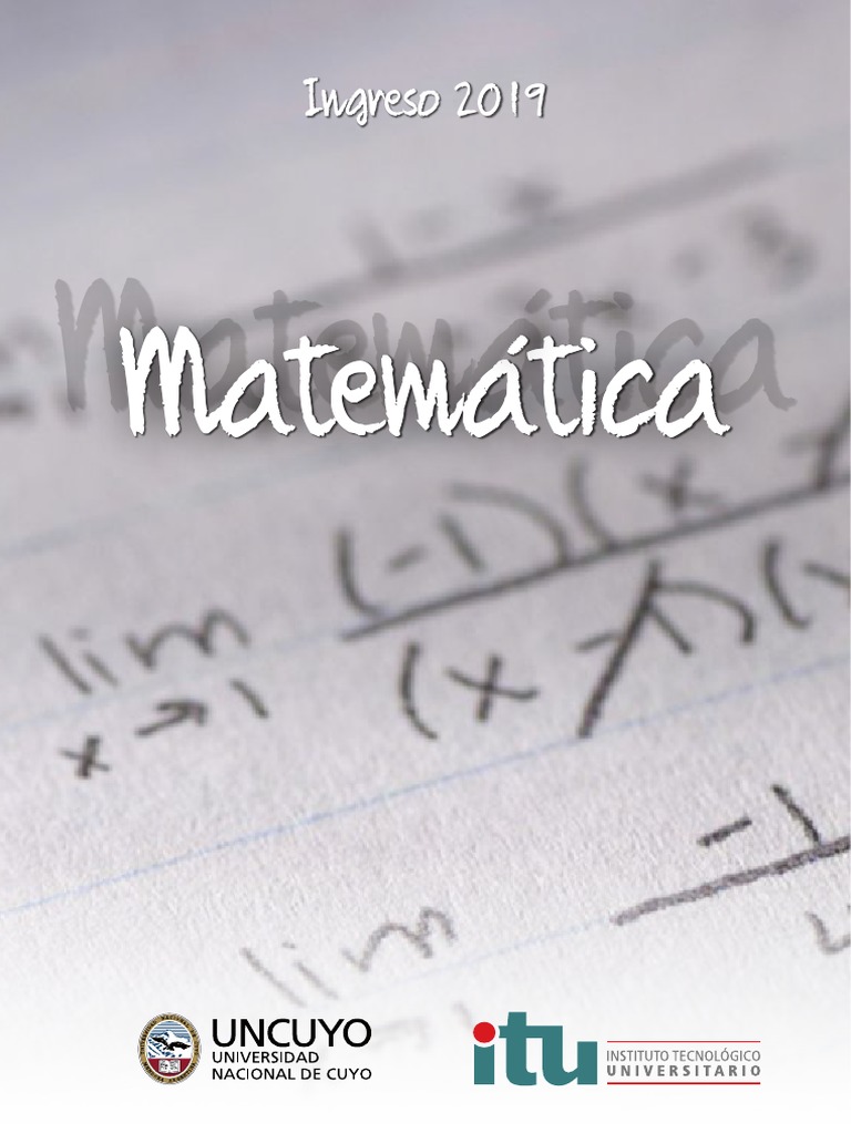 Matematica 2019 | PDF | Números | Intervalo (Matemáticas)