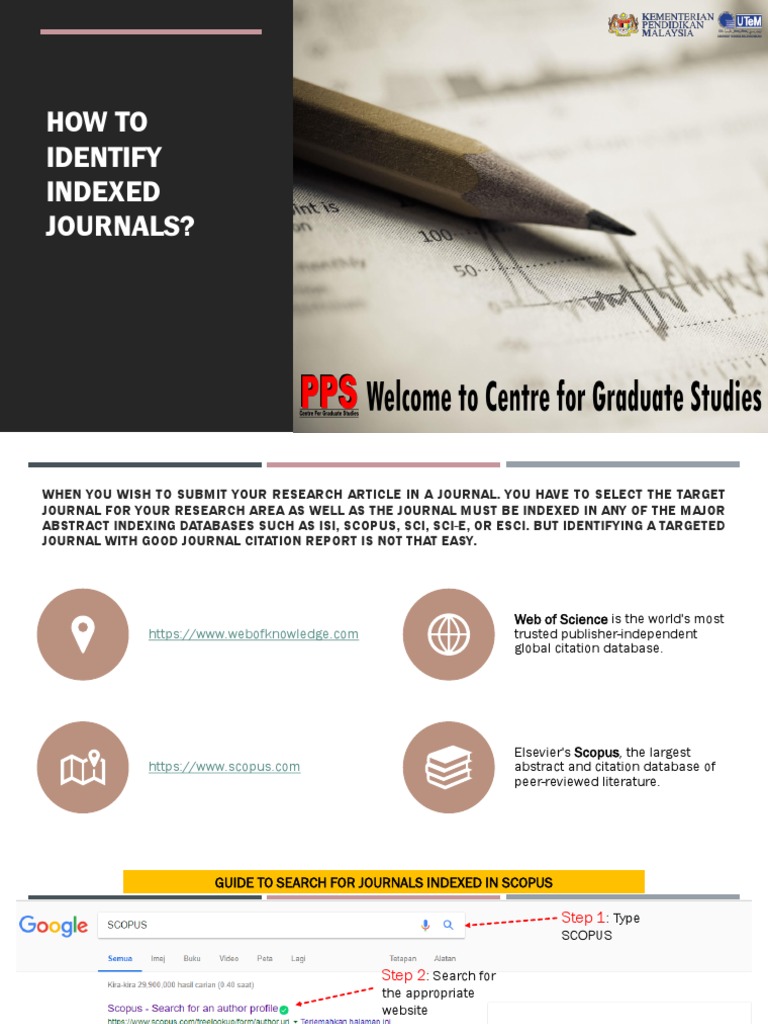 How To Identify Indexed Journals? | PDF | Information Science ...