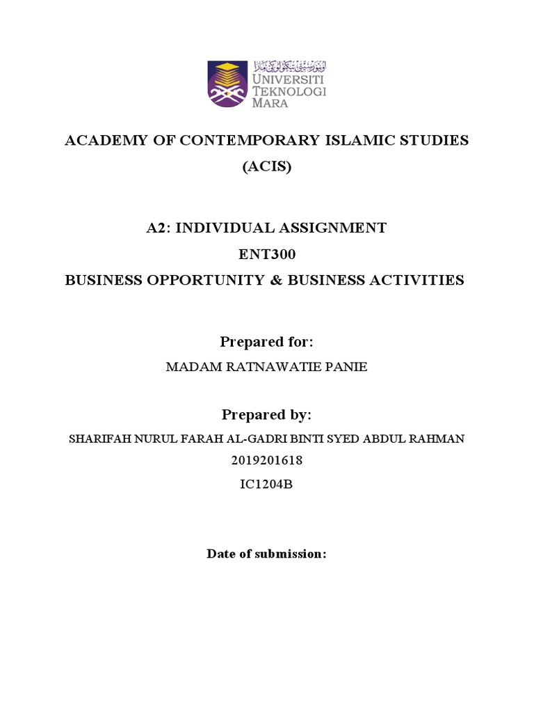 Academy of Contemporary Islamic Studies (ACIS) : Madam Ratnawatie Panie ...