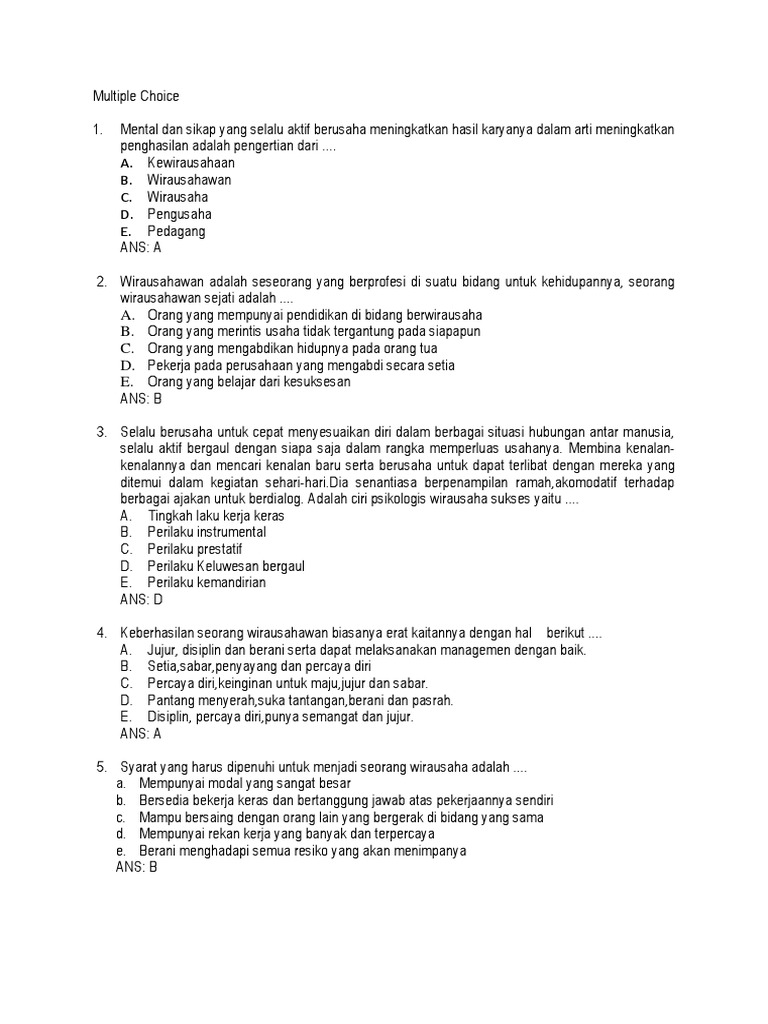 Format Pembuatan Soal Pdf