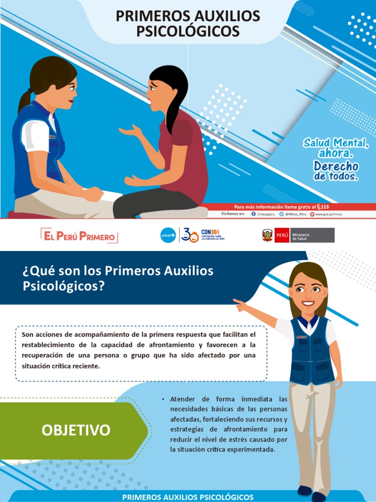 Guia de Bolsillo Pap Minsa | PDF | Primeros auxilios | Sicología
