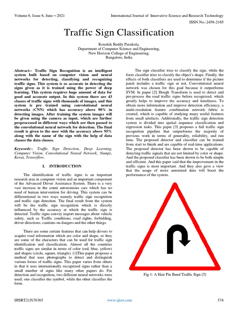 Traffic Sign Classification | PDF | Artificial Neural Network | Cybernetics
