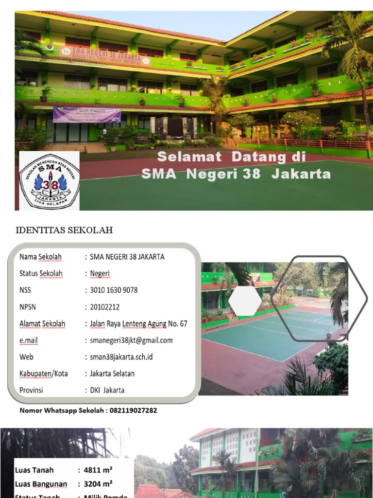 Profil dan Visi SMA Negeri 38 Jakarta | PDF