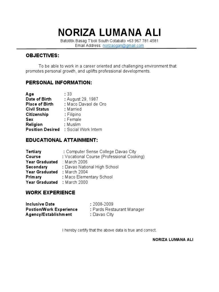 Ali Resume | PDF