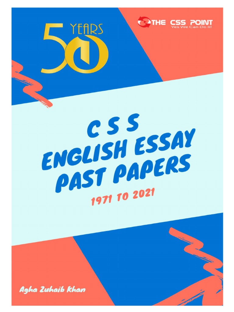 50 Years CSS Essay Papers From 1971-2021 Edition | PDF | Pakistan | Essays