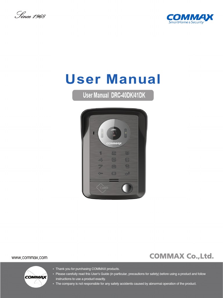DRC-40DK/41DK User Manual Guide | PDF | Ac Power Plugs And Sockets ...