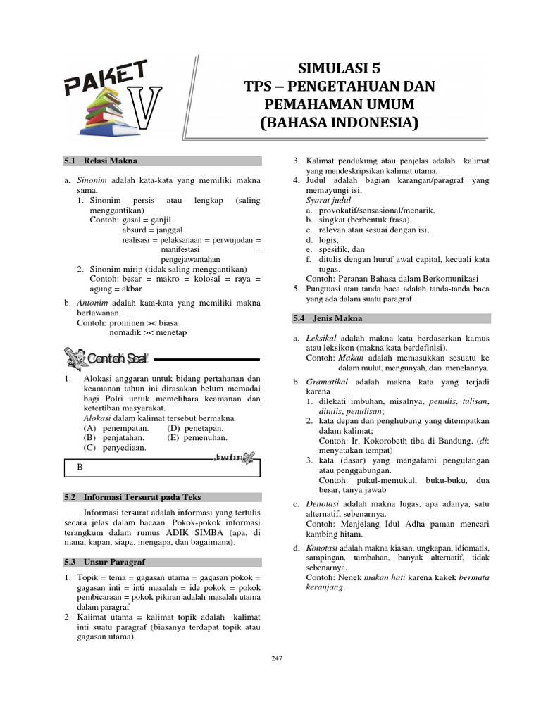 05 - TPS PPU 1 - Indo | PDF