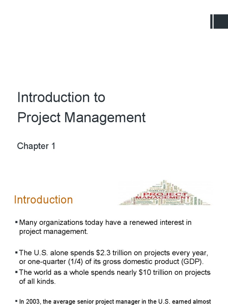Introduction To Project Management | PDF | Project Management | Business