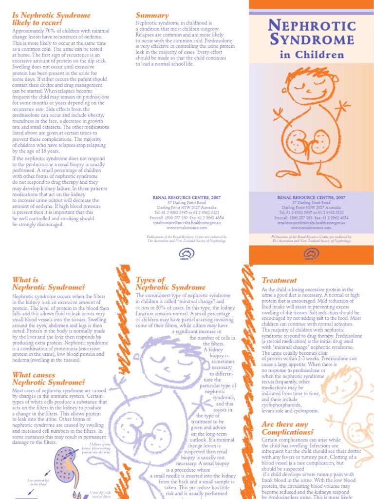 Nephrotic Syndrome in Children | PDF | Edema | Kidney