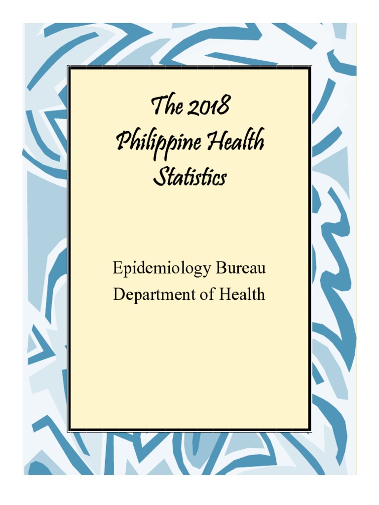 Philippine Health Statistics 2018 | PDF | Mortality Rate | Infant Mortality
