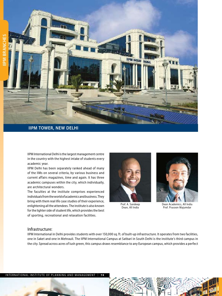 Iipm Brochure-Old | PDF | Bachelor Of Science | Bachelor's Degree