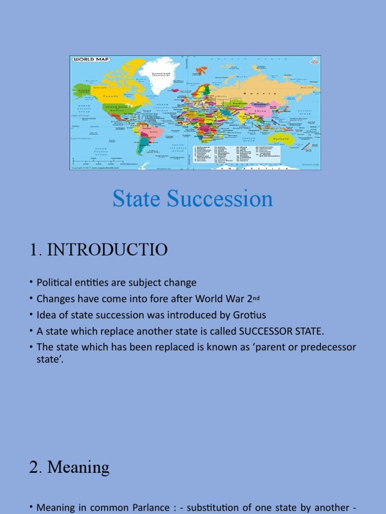 State Succession | PDF | Law Of Obligations | Treaty